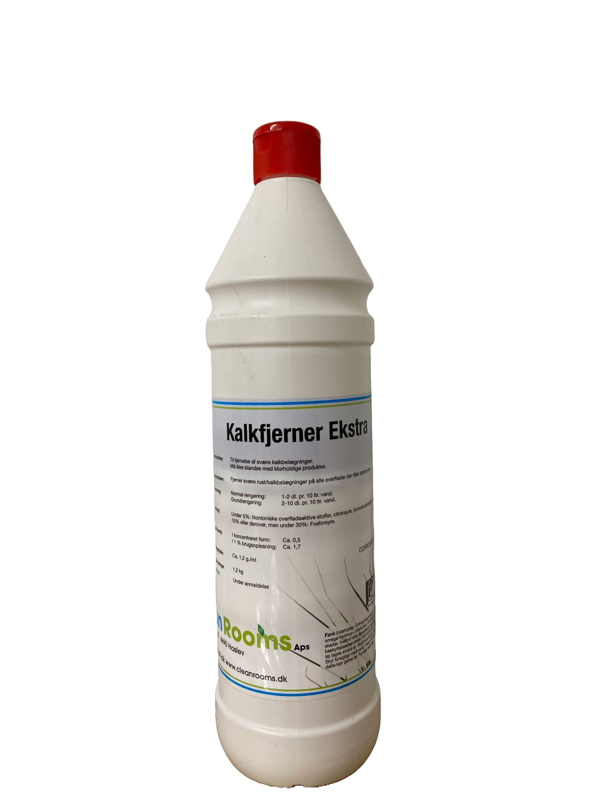 Kalkfjerner Ekstra Cleanrooms 1.2 kg - Rengøringsartikler - Cleanrooms ApS