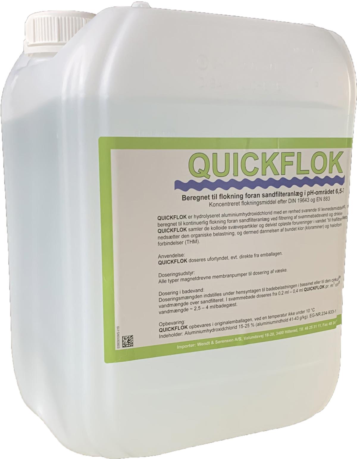 Quick Flok 10kg - Vandkemi - Cleanrooms ApS